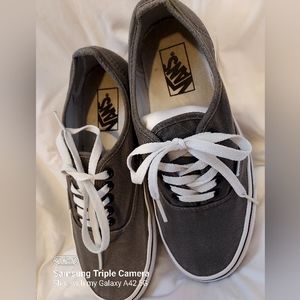 Vans | Shoes | Vans Low Rise Womens Size 65 Sneakers In Gray | Poshmark